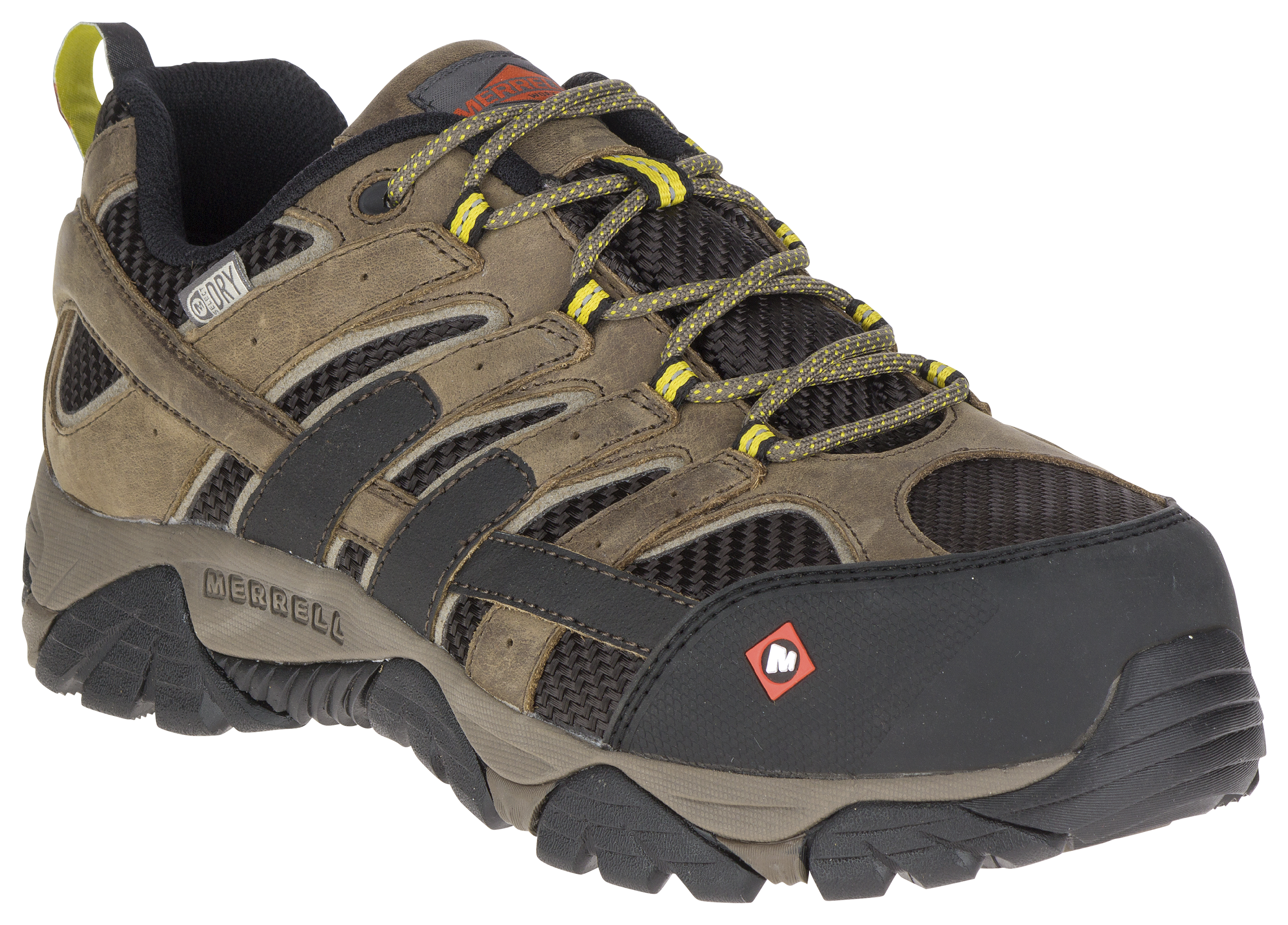 Merrell Moab 2 Vent Waterproof Safety Toe Work Shoes for Men | Bass Pro ...